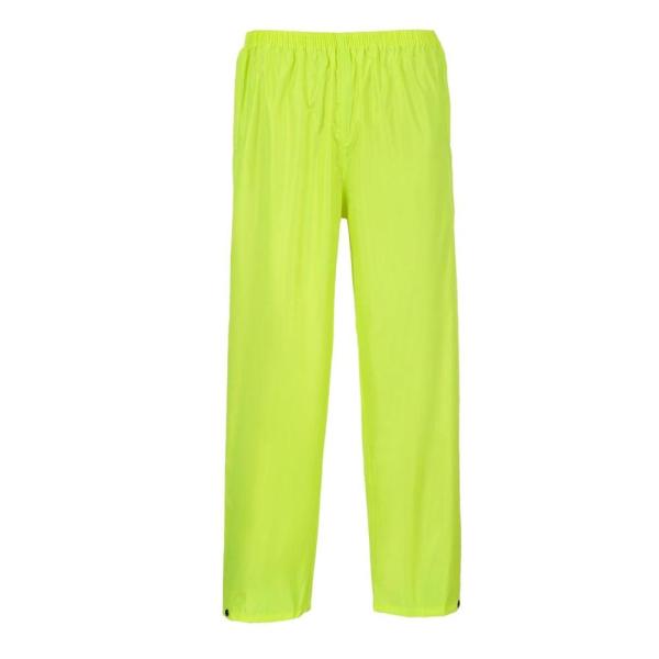 Portwest S441 Classic Adult Waterproof Rain Pants with Snap Adjustable ...